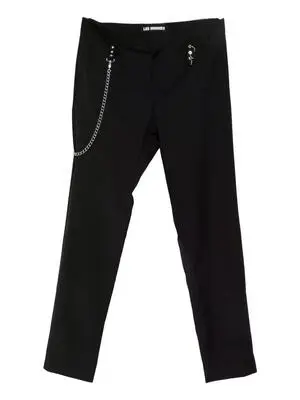 LES HOMMES Tapered Trousers - Black