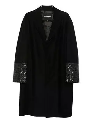 LES HOMMES Sequin-Embellished Overcoat