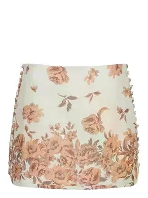 Cara Cara Roseland Mini Skirt - Neutrals