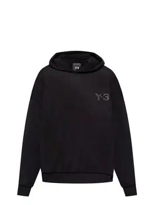 Y3 Logo Hoodie - Black
