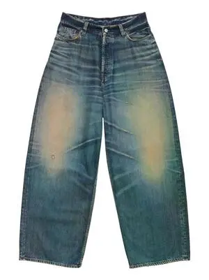 Acne Studios Faded-effect Cotton Jeans - Blue