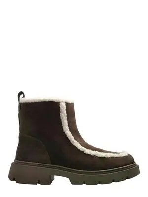 Inuikii Biker Suede Boots - Brown