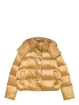 Patrizia Pepe Padded Hooded Jacket - Neutrals