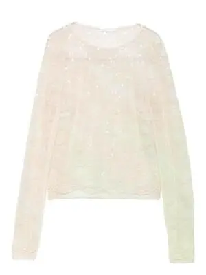 Patrizia Pepe Sequin-embellished Blouse - Neutrals