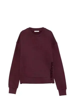 Patrizia Pepe Cotton Sweatshirt - Purple