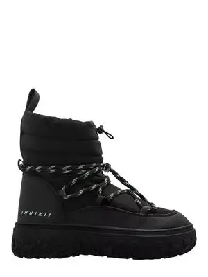 Inuikii Technical Performance Lace-up Sneakers - Black