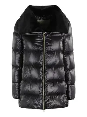 Herno Quilted Coat - Black