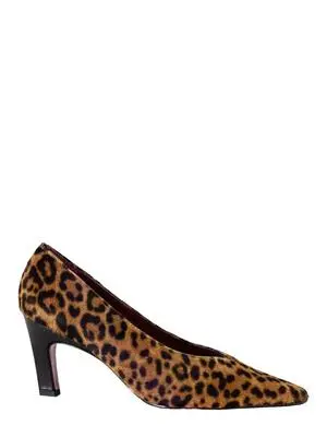 Roberto Festa 50mm Leopard-print Pointed-toe Pumps - Brown