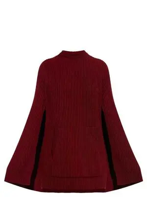 Max Mara Astoria Cape Mini Dress - Red