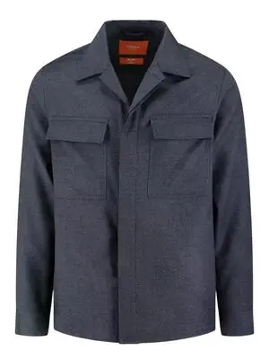 CRUNA Virgin Wool Shirt - Grey