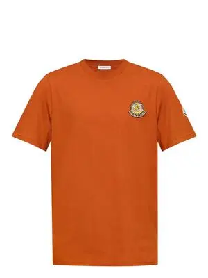 Moncler Logo-patch T-shirt - Orange