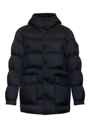 Moncler Bretagne Hooded Down Jacket - Blue
