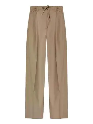 Moncler Front-pleated Trousers - Brown