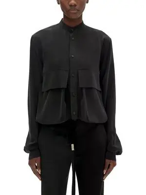ANN DEMEULEMEESTER Karita Cargo Shirt - Black