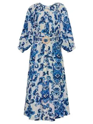 Cara Cara Simone Cotton Dress - Blue