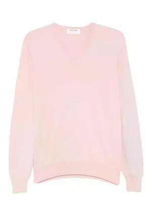 GRAN SASSO V-neck Sweater - Pink