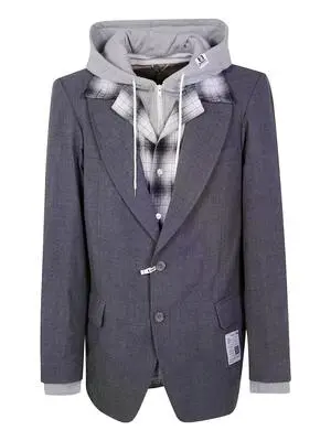 Mihara Yasuhiro Layered Blazer - Grey