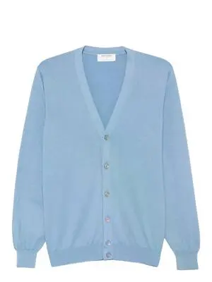 GRAN SASSO V-neck Cardigan - Blue
