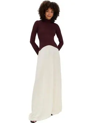 Solid & Striped The Soglio Maxi Dress - Raisin Brown