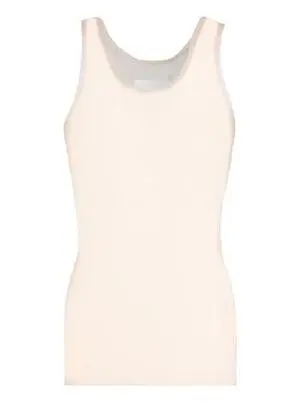MAISON MARGIELA Mesh Sleeveless Top - Pink