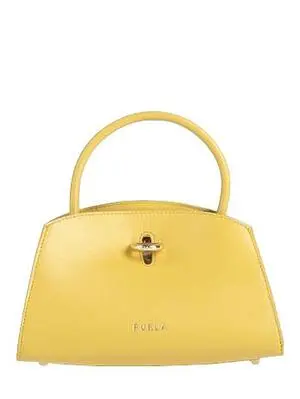Furla Leather Handbag - Yellow