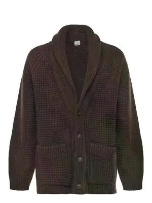 Eleventy Buttoned V-neck Cardigan - Brown