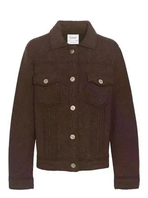BARRIE Knitted Jacket - Brown
