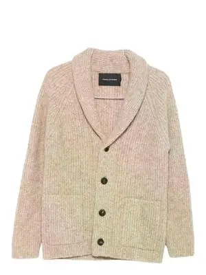 Tagliatore Shawl-collar Knit Cardigan - Neutrals