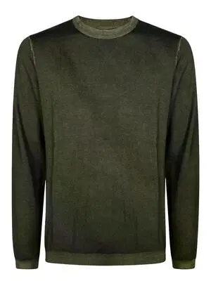 SUN 68 Crew Neck Sweater - Green