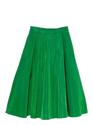 Aspesi Gathered A-line Midi Skirt - Green
