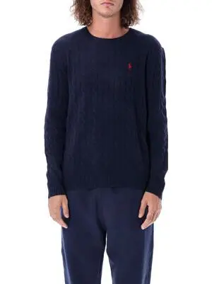 Ralph Lauren Wool-cashmere Cable-knit Jumper - Hunter Navy