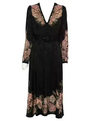 TWINSET Floral-print Dress - Black