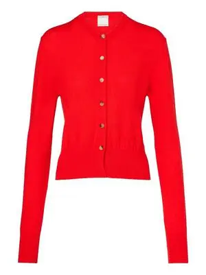 Calvin Klein Lila Wool Cardigan - Red