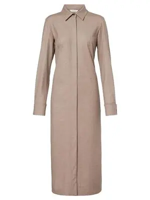 Max Mara Pallino Cashmere-blend Shirt Dress - Brown