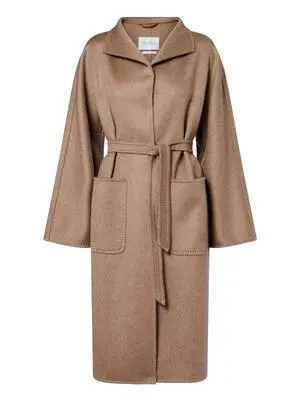 Max Mara Lilia Cashmere Wrap Coat - Brown