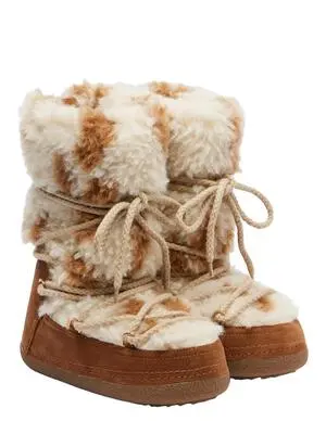Inuikii Teddy High Snow Boots - Brown