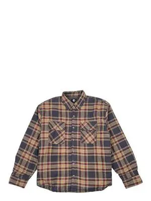 WARREN LOTAS Sherpa Lined Shirt Jacket - Flannel