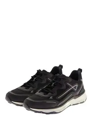 Herno Panelled Sneakers - Black