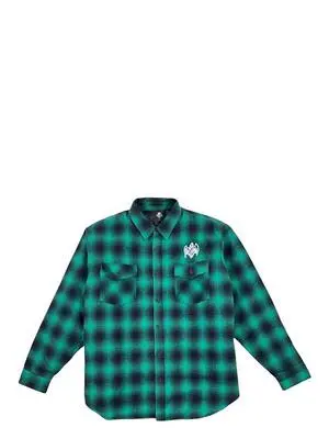 WARREN LOTAS Reaper With Sword Quilted Lined Flannel - Green