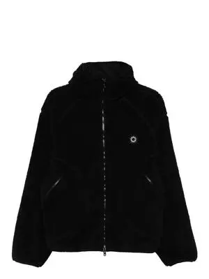 Kenzo Teddy Fleece Zip-up Jacket - Black