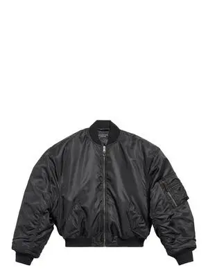 Balenciaga Standard Bomber Jacket - Black
