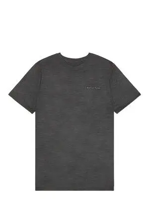 DISTRICT VISION Merino Short Sleeve Tee - Dark Melange