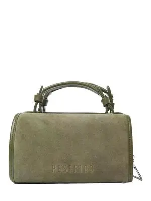 Peserico Mini Suede Handbag - Green