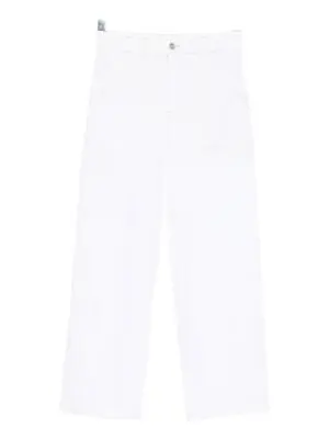 FRAME The Modern Pocket Wide-leg Jeans - White