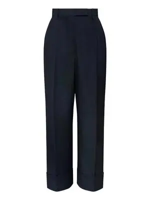 Thom Browne Cuffed Trousers - Black
