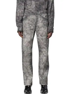 Just Cavalli Printed Straight Leg Jeans - Multicolor