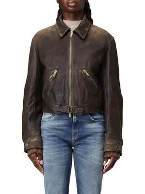 GOLDEN GOOSE Leather Jacket