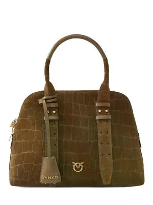 PINKO PINKO Crocodile-Effect Shoulder Bag