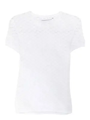 Proenza Schouler Quincy Knit Top - White