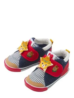 MIKI HOUSE Cotton-blend Sneakers - Navy